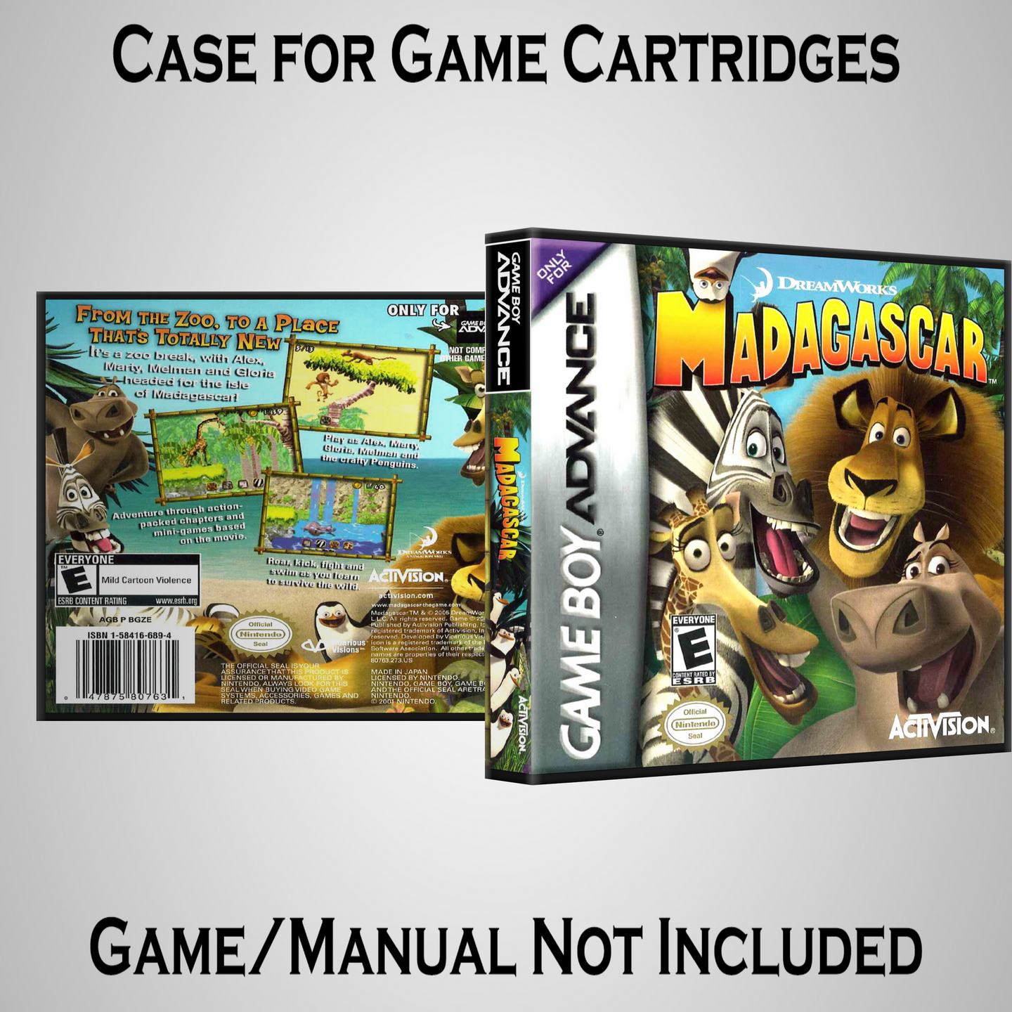 [H-Q] Protective Display Case for Game Boy Advance Cartridges - NO GAME ...