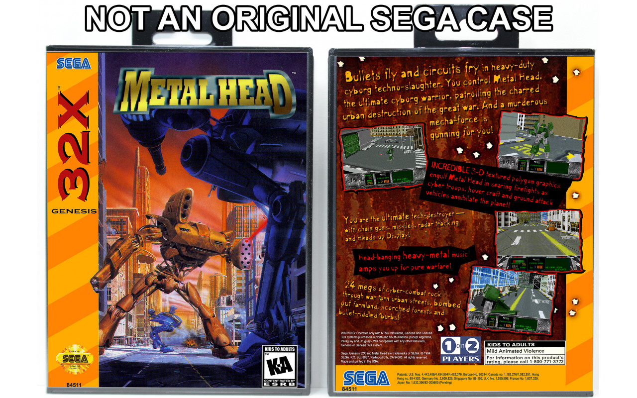Gaming Relics - Sega - Sega 32X - Metal Head