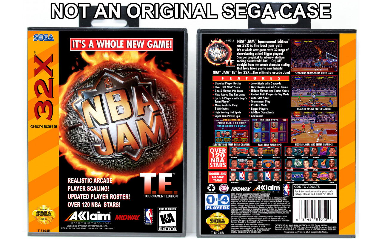 Gaming Relics - Sega - Sega 32X - NBA Jam Tournament Edition