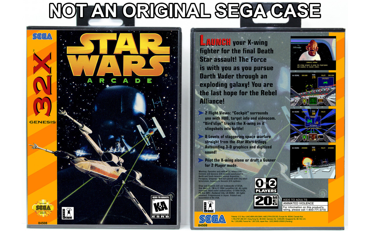 Gaming Relics - Sega - Sega 32X - Star Wars Arcade