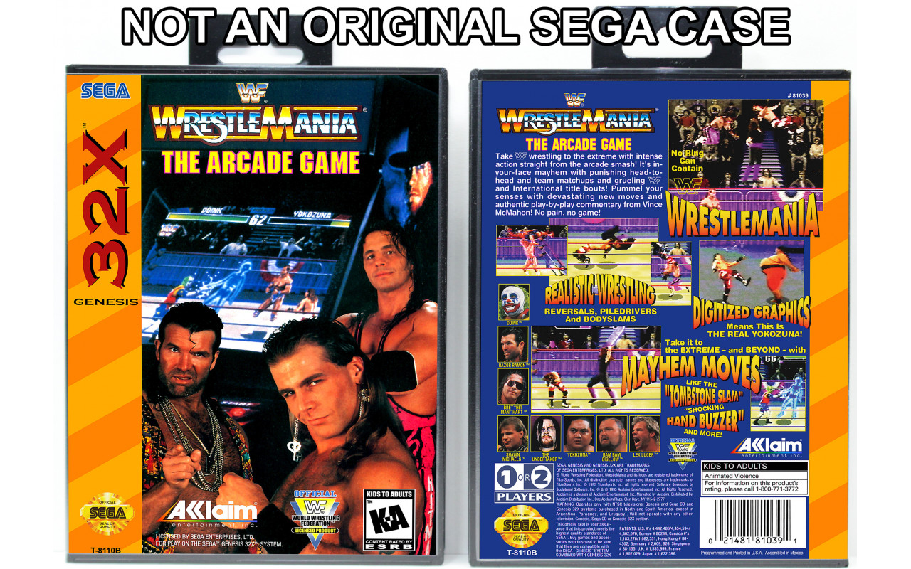 Gaming Relics - Sega - Sega 32X - Wrestlemania: The Arcade Game