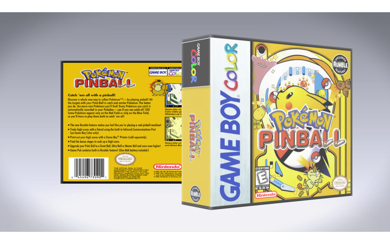 Gaming Relics - Game Boy & Color - Pokemon Pinball (Display Box ...