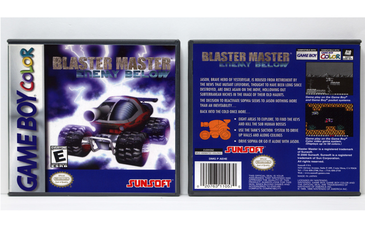 Gaming Relics - Game Boy & Color - Blaster Master: Enemy Below