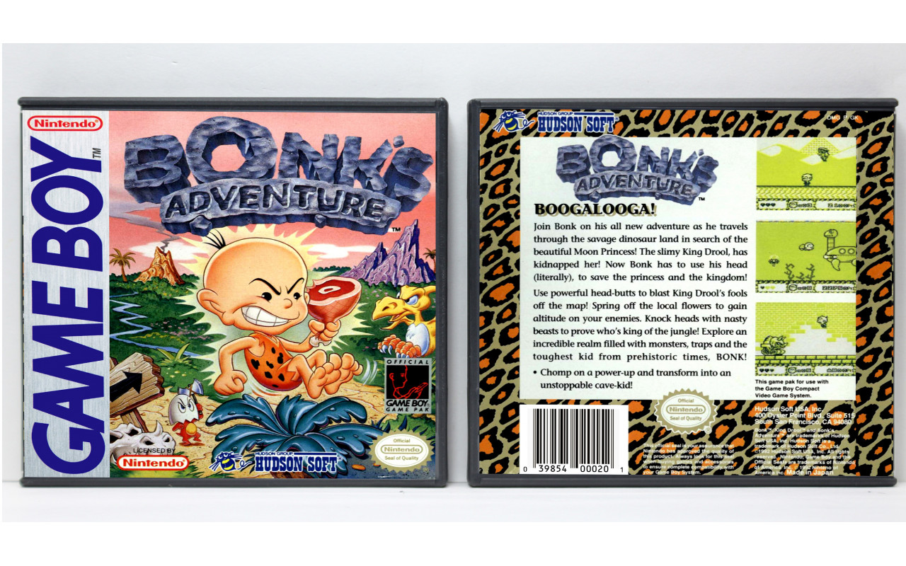 Gaming Relics - Game Boy & Color - Bonk's Adventure