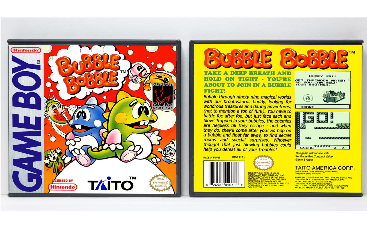 Gaming Relics - Game Boy & Color - Bubble Bobble