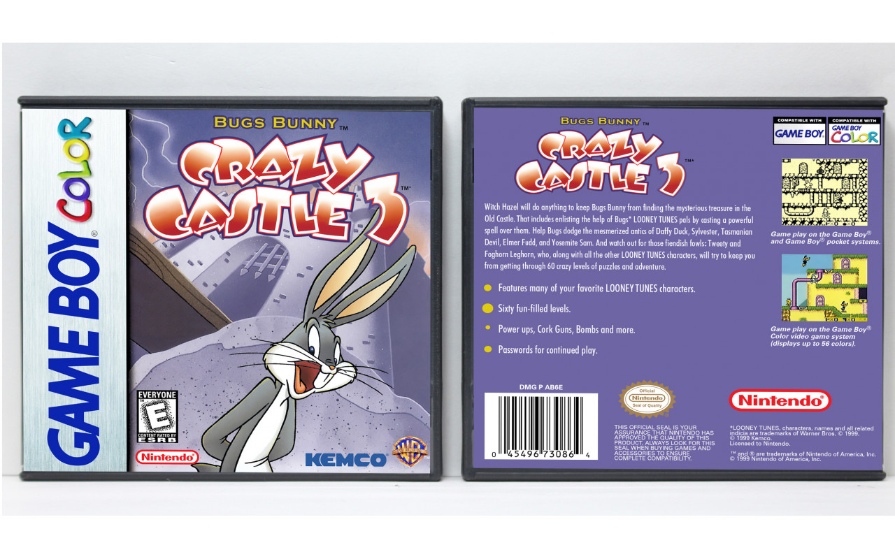 Game Boy Color Bugs Bunny Crazy Castle