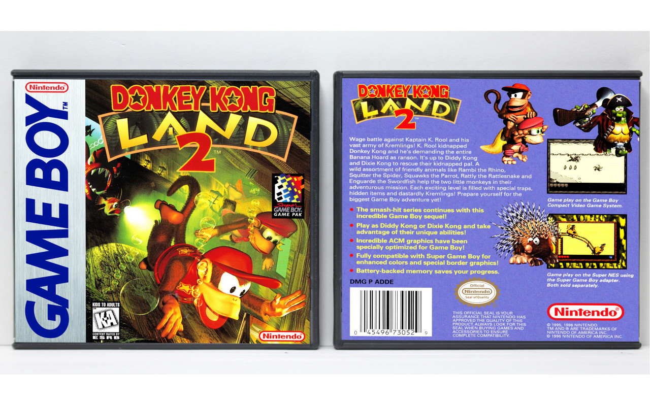 Gaming Relics - Game Boy & Color - Donkey Kong Land 2