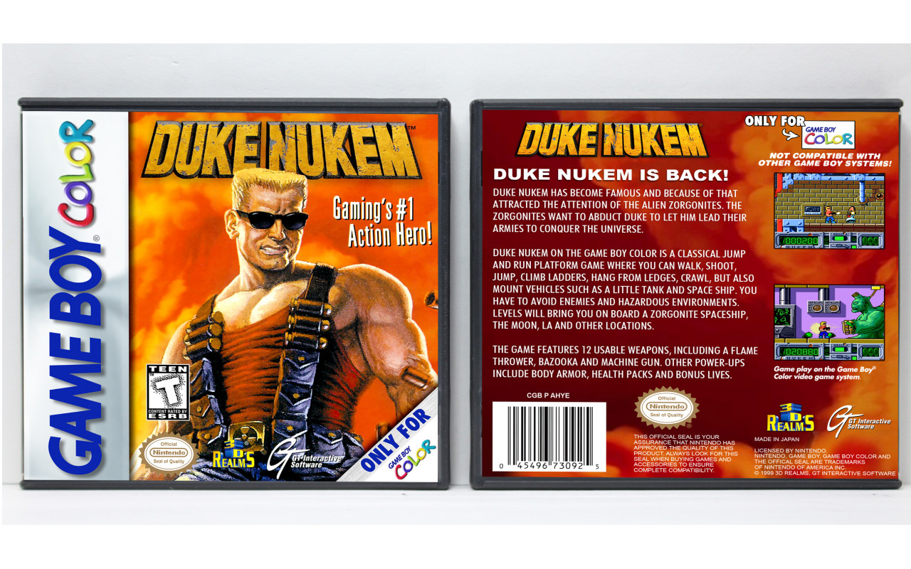 Gaming Relics - Game Boy & Color - Duke Nukem