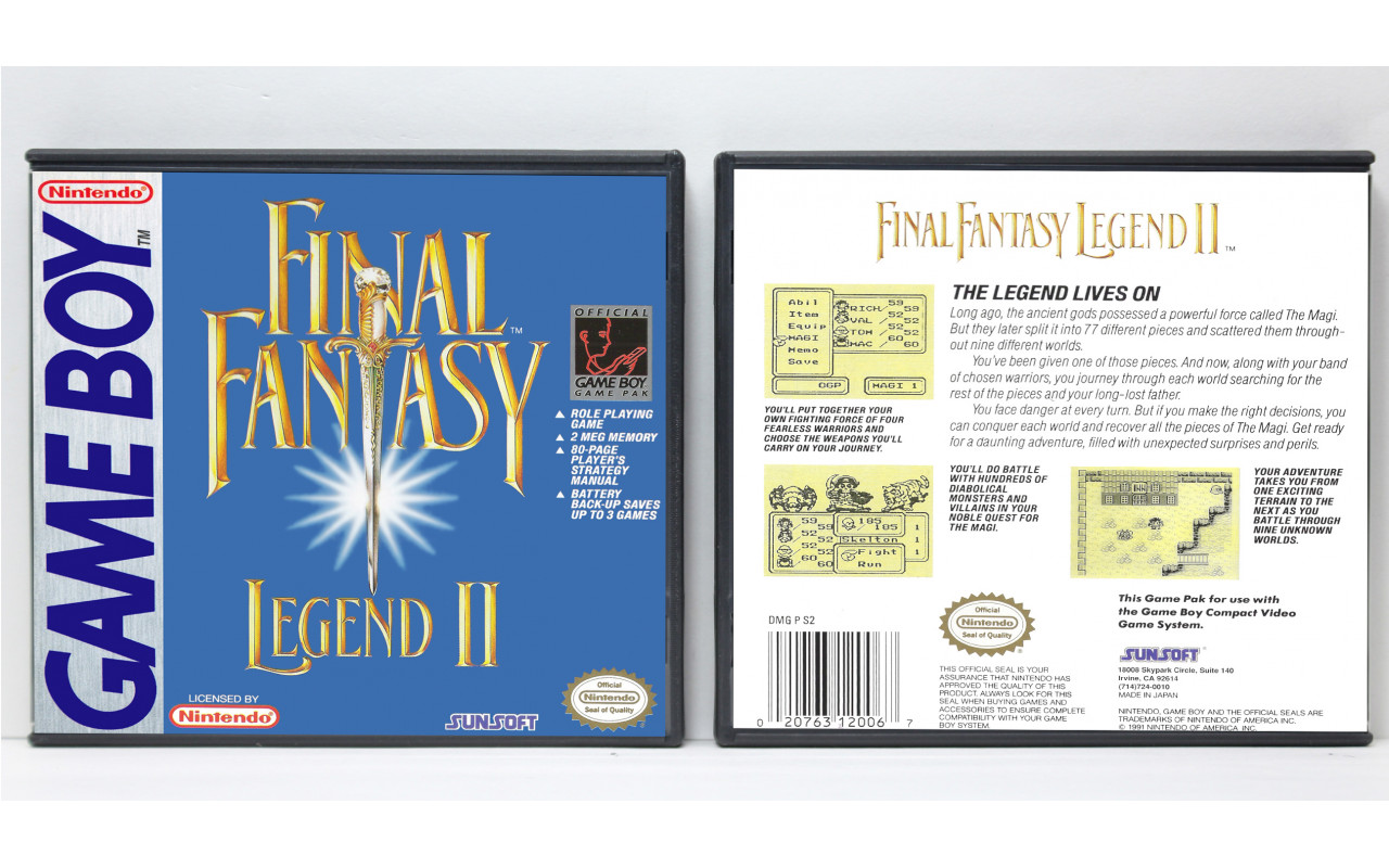 Gaming Relics - Game Boy & Color - Final Fantasy Legend II