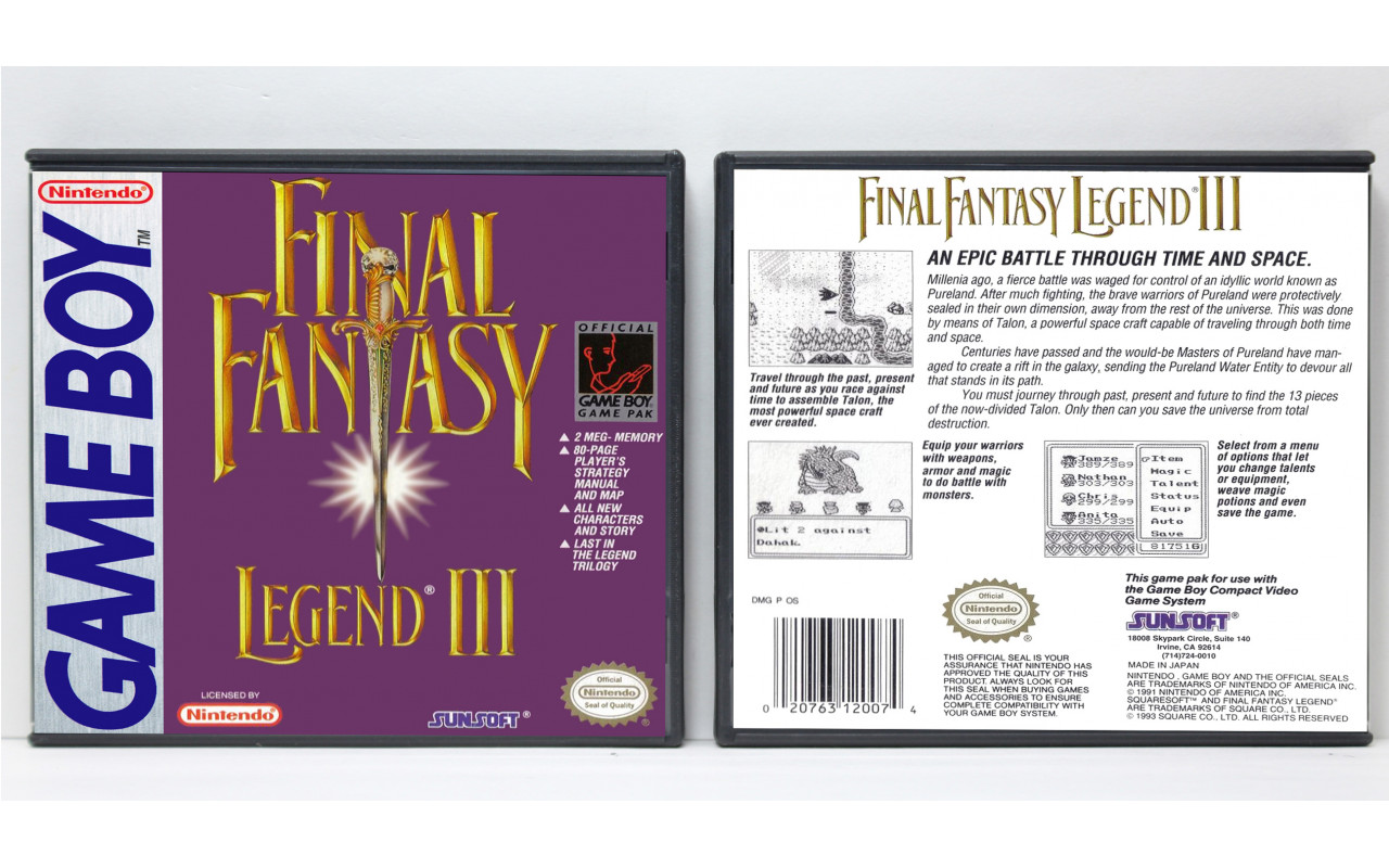 Gaming Relics - Game Boy & Color - Final Fantasy Legend III