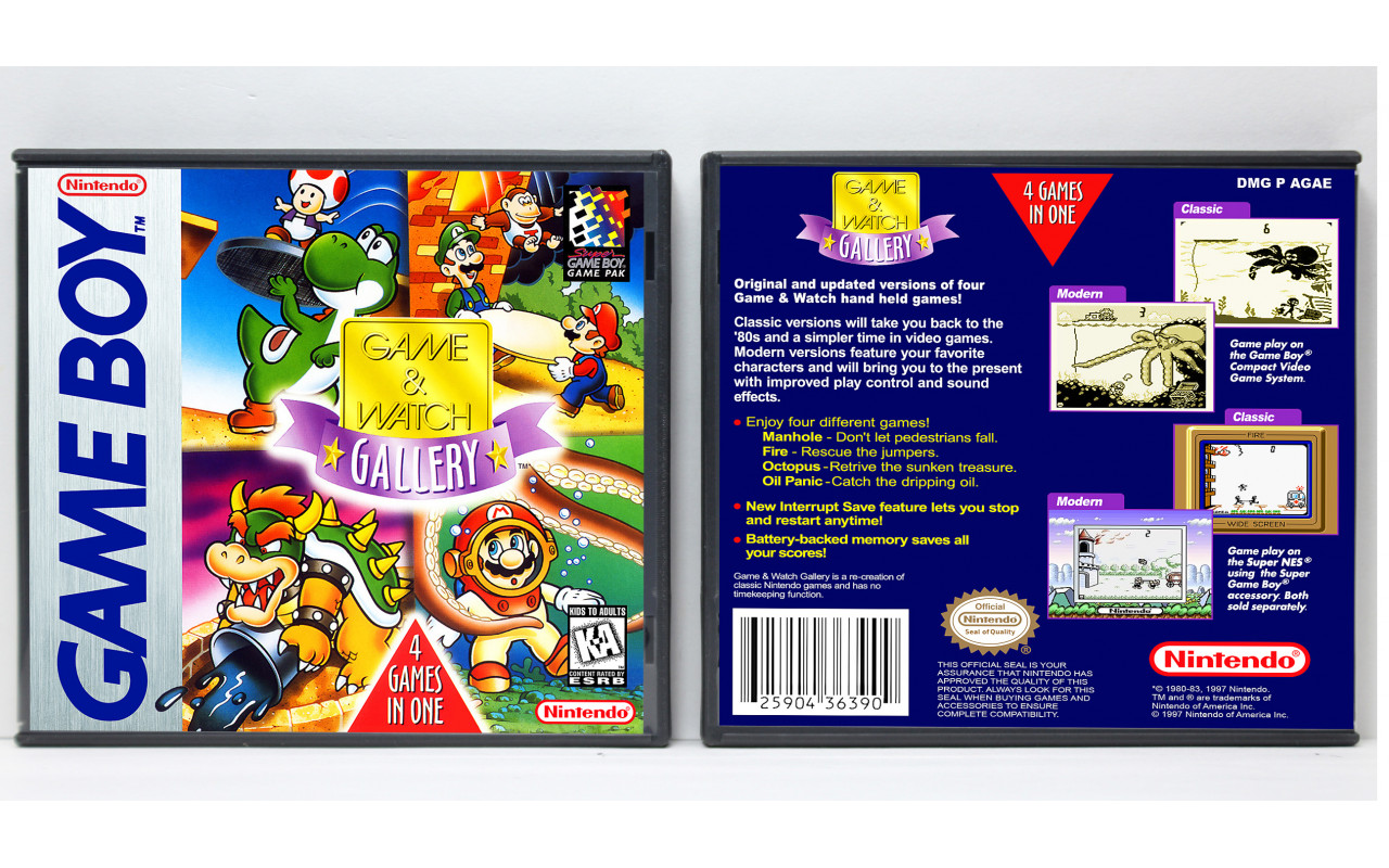 Gaming Relics - Game Boy & Color - Game & Watch Gallery