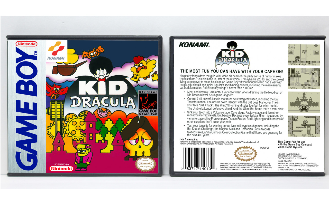 Gaming Relics - Game Boy & Color - Kid Dracula