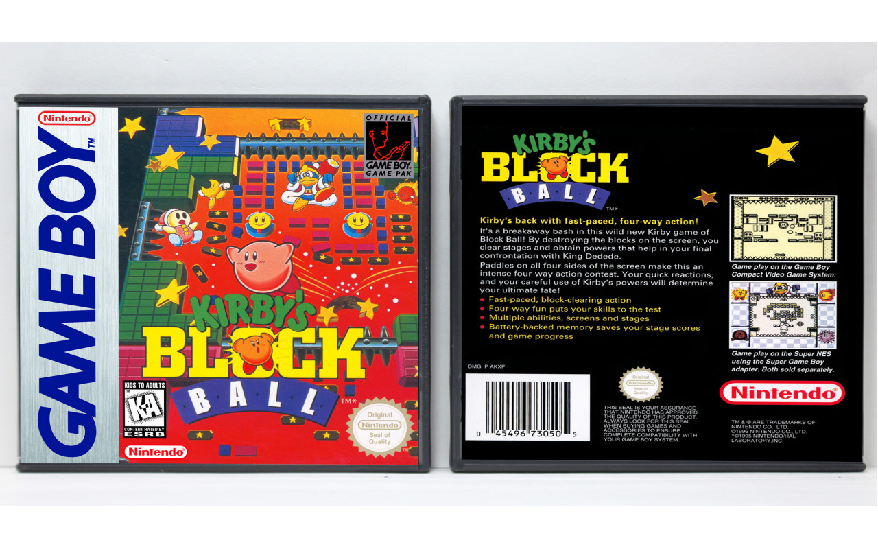 Gaming Relics - Game Boy & Color - Kirby's Block Ball