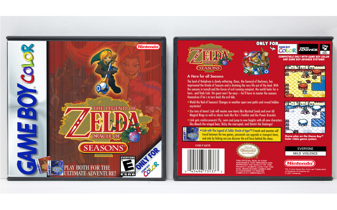 Gaming Relics - Game Boy & Color - Legend of Zelda, The: Oracle of ...