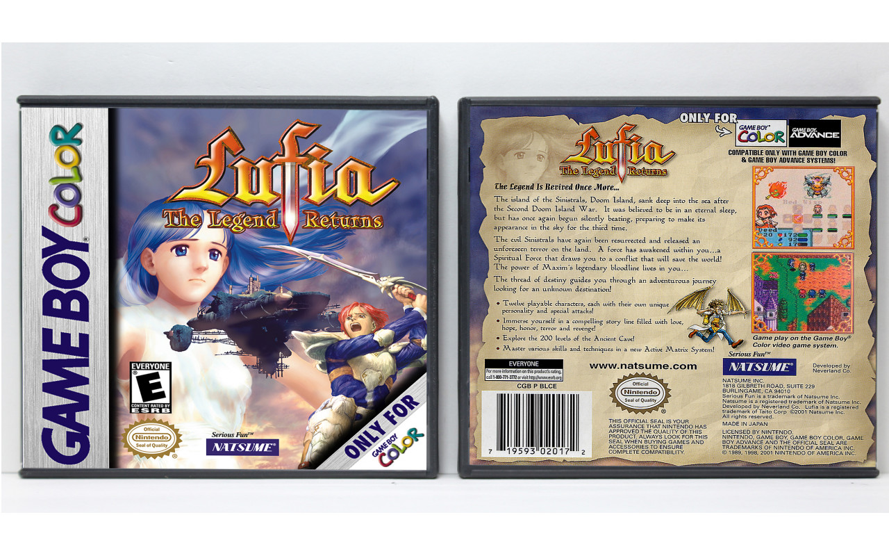 Gaming Relics - Game Boy & Color - Lufia: The Legend Returns