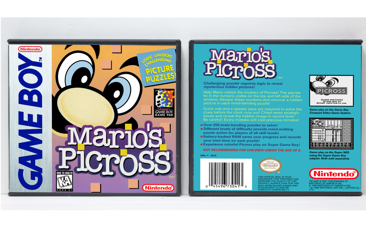 Gaming Relics - Game Boy & Color - Mario's Picross