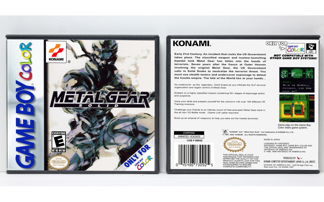 Gaming Relics - Game Boy & Color - Metal Gear Solid