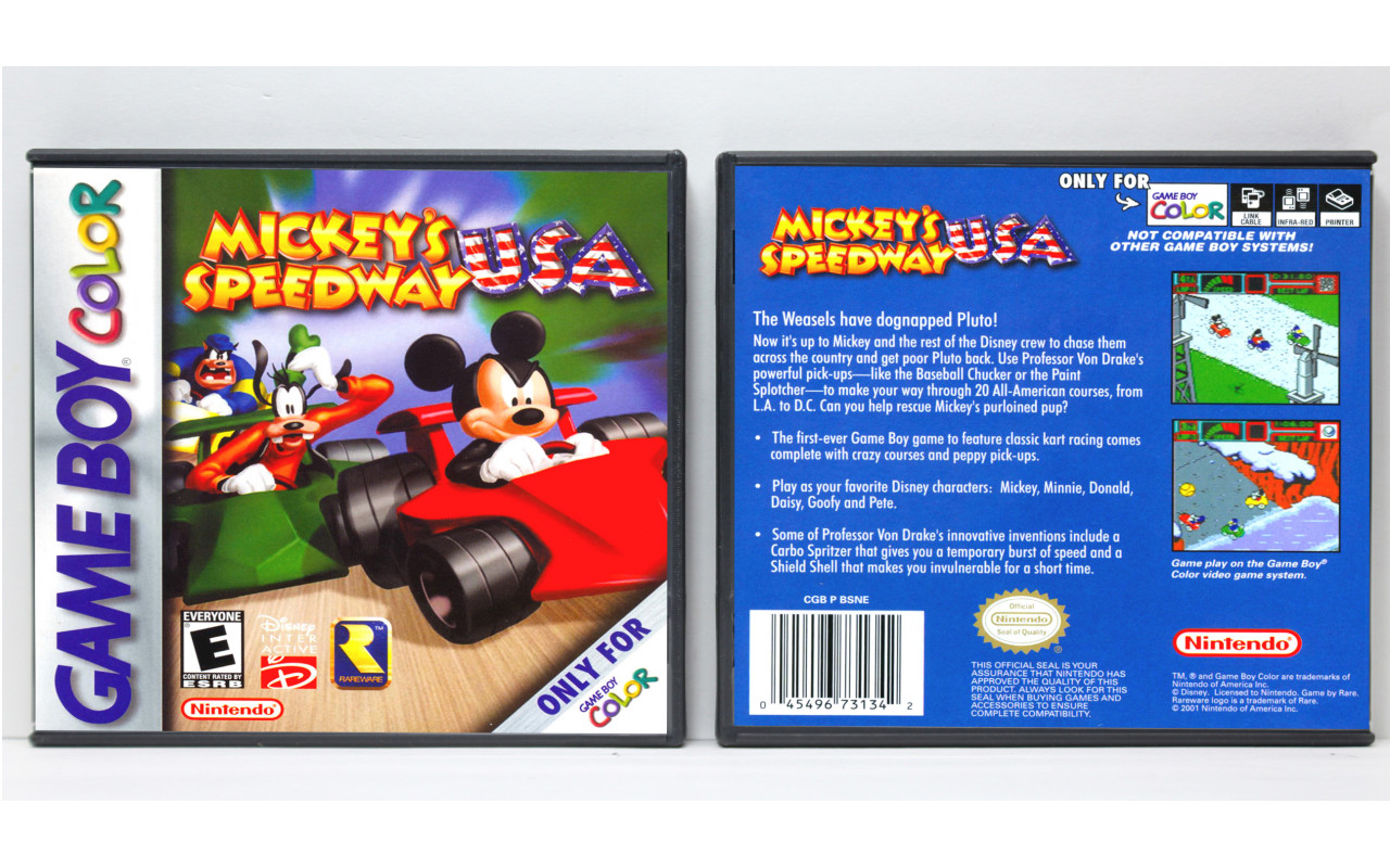 Gaming Relics - Game Boy & Color - Mickey's Speedway USA