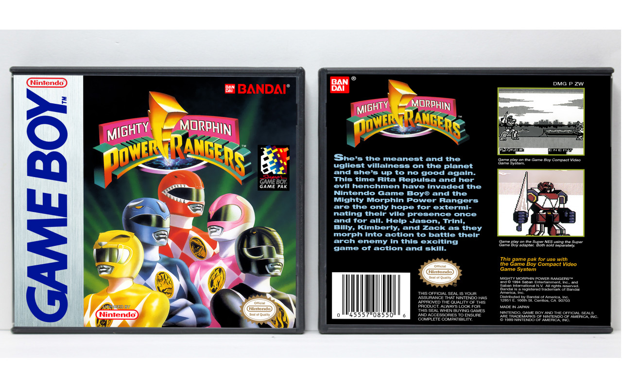 Gaming Relics - Game Boy & Color - Mighty Morphin Power Rangers
