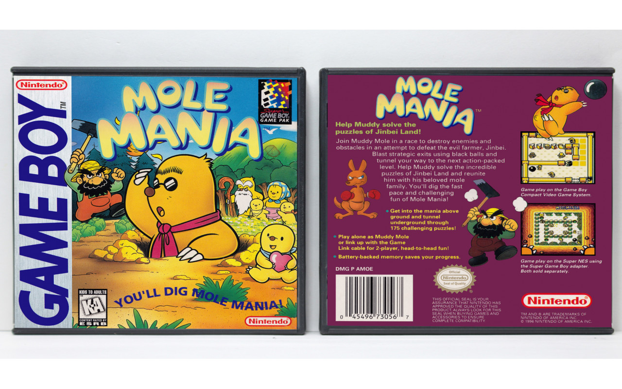 Gaming Relics - Game Boy & Color - Mole Mania