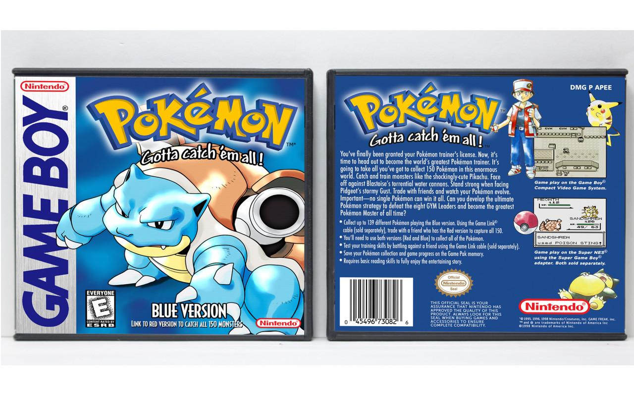 Gaming Relics - Game Boy & Color - Pokemon (Blue Version)