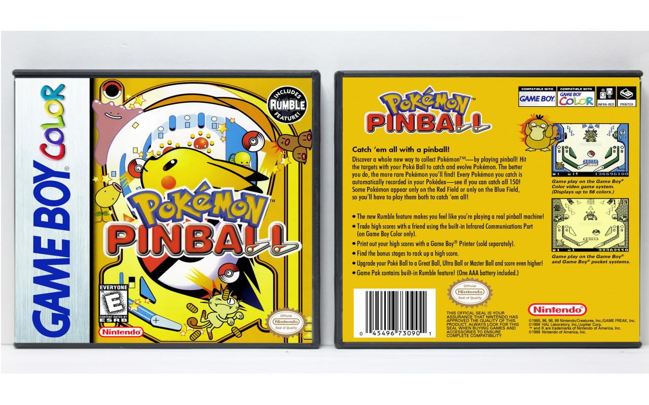 Gaming Relics - Game Boy & Color - Pokemon Pinball (Display Box ...