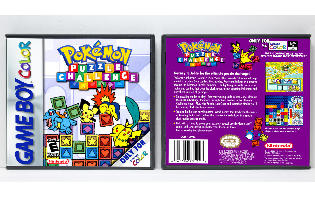 Gaming Relics - Game Boy & Color - Pokemon Puzzle Challenge