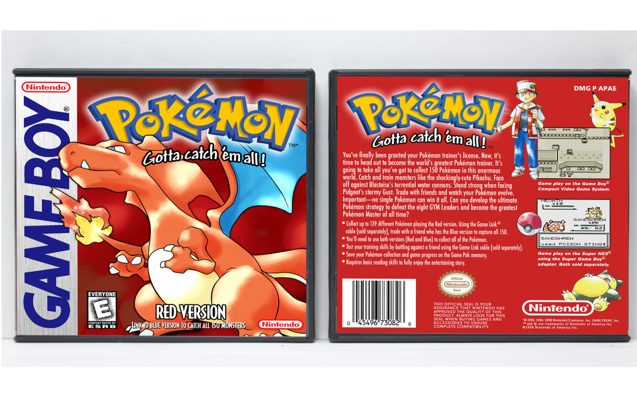 Gaming Relics - Game Boy & Color - Pokemon (Red Version)