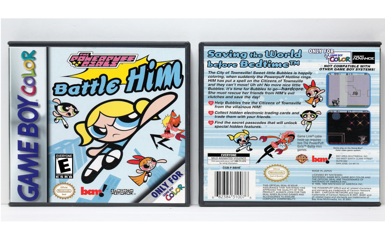 Gaming Relics - Game Boy & Color - Powerpuff Girls, The: Battle Him
