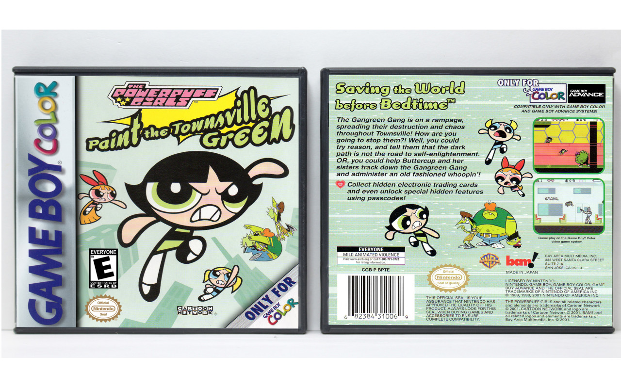 Powerpuff Girls Gameboy Color Games