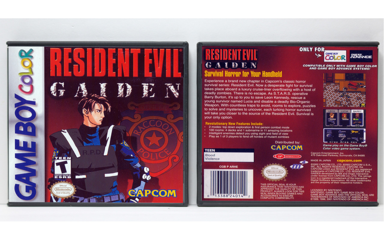 Gaming Relics - Game Boy & Color - Resident Evil Gaiden