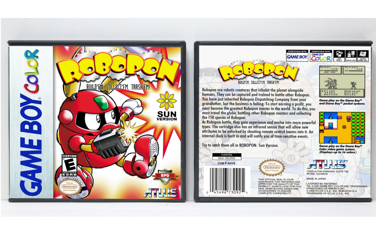 Gaming Relics - Game Boy & Color - Robopon: Sun Version