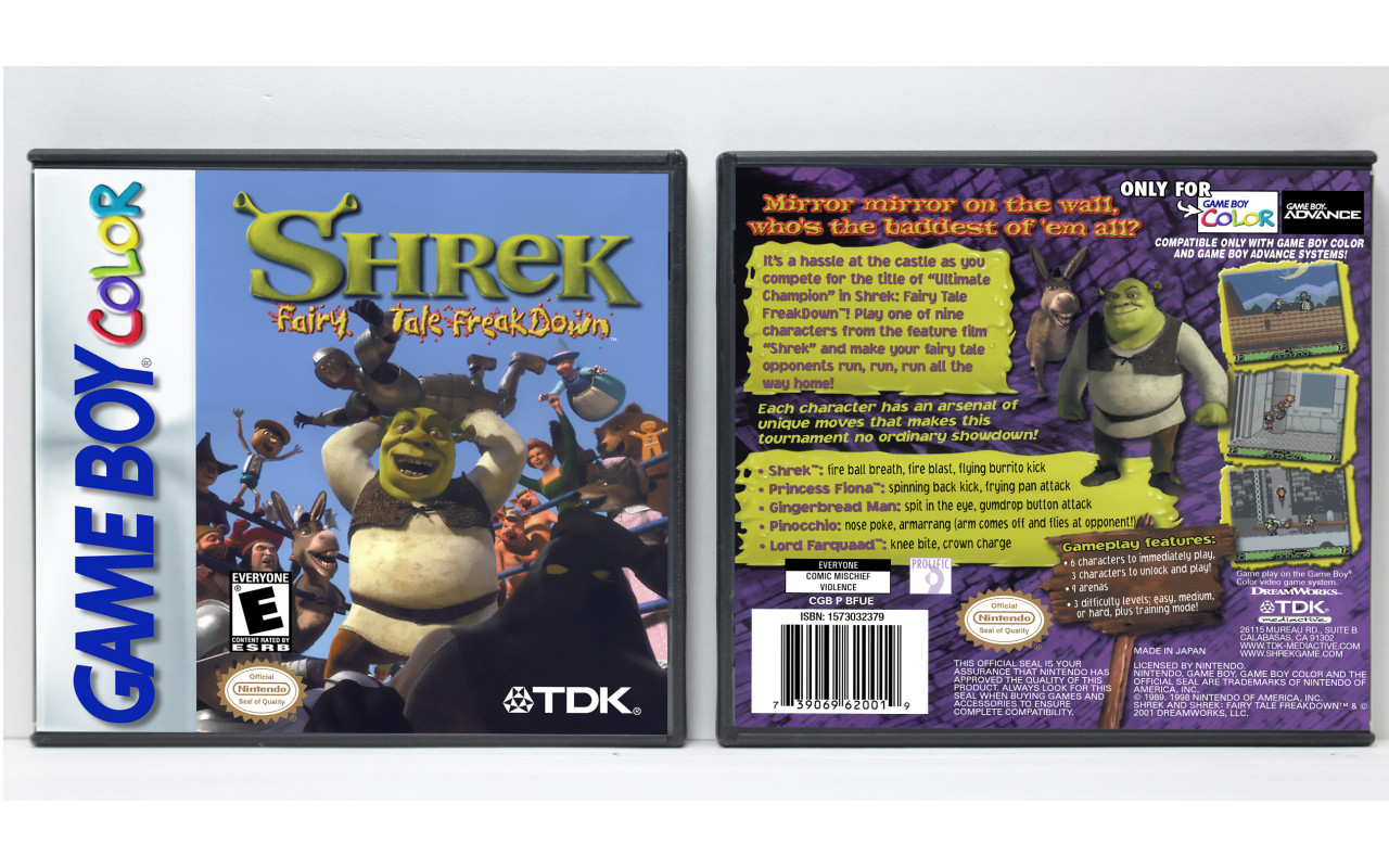 Gaming Relics - Game Boy & Color - Shrek: Fairy Tale Freakdown