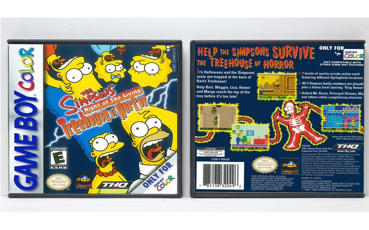 Gaming Relics - Simpsons, The: Night of the Living Treehouse of Horror