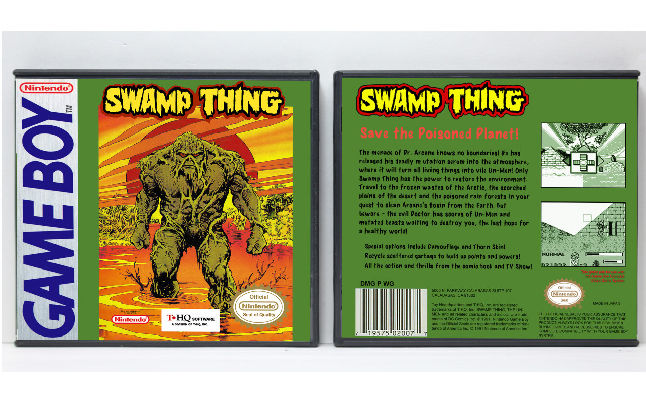 Gaming Relics - Game Boy & Color - Swamp Thing