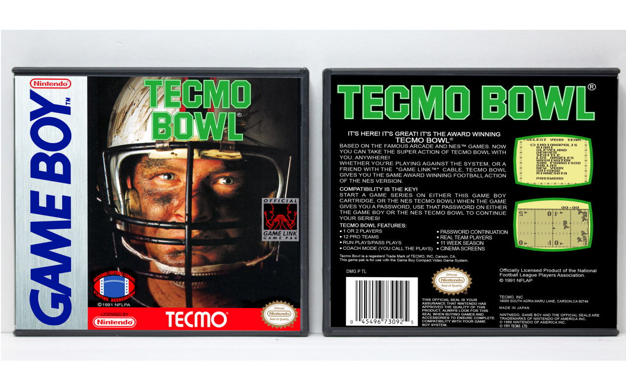 Gaming Relics - Game Boy & Color - Tecmo Bowl
