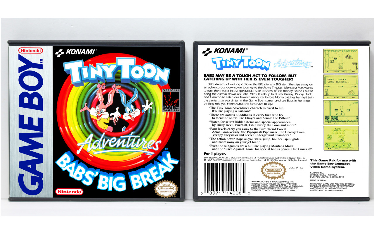 Gaming Relics - Game Boy & Color - Tiny Toon Adventures: Babs' Big Break