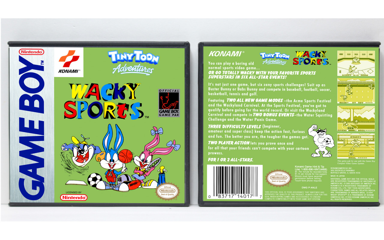 Gaming Relics - Game Boy & Color - Tiny Toon Adventures: Wacky Sports