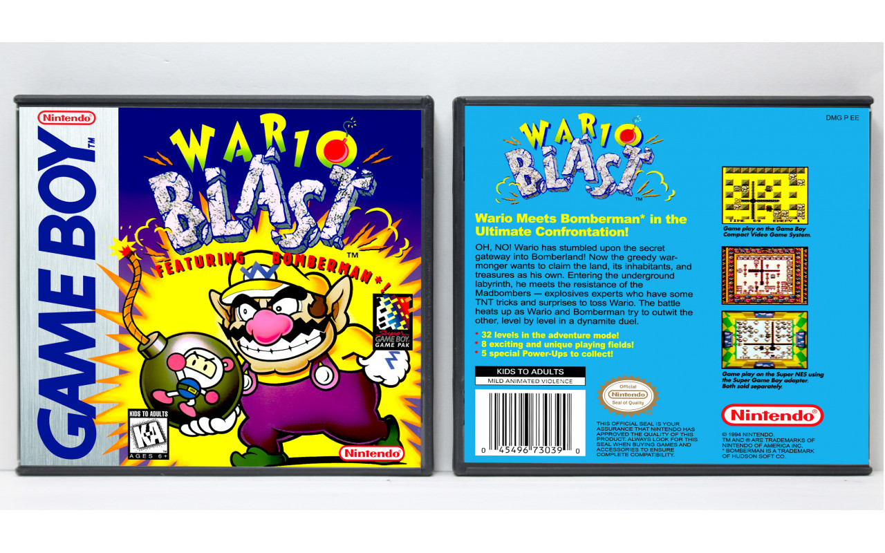 Gaming Relics - Game Boy & Color - Wario Blast Featuring Bomberman