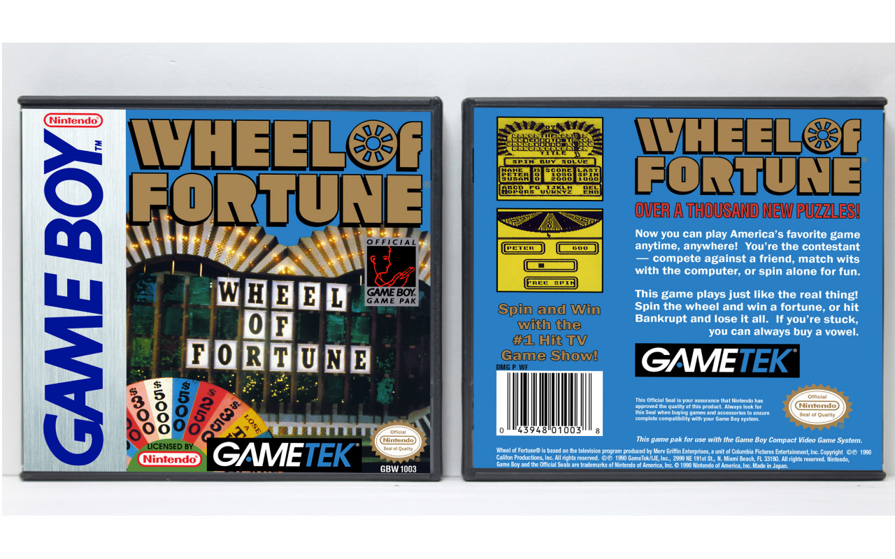 Gaming Relics - Game Boy & Color - Wheel of Fortune