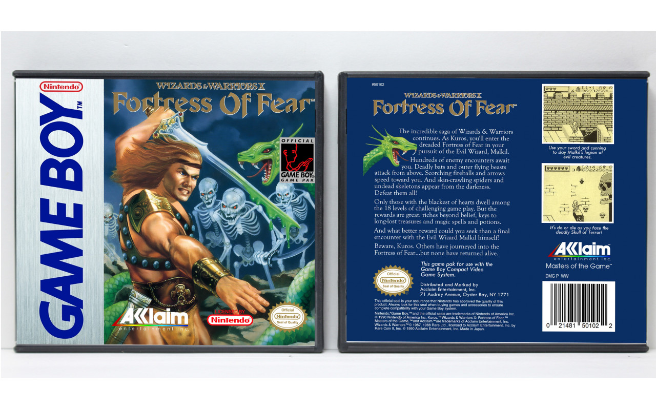 Gaming Relics - Game Boy & Color - Wizards & Warriors X: Fortress of Fear