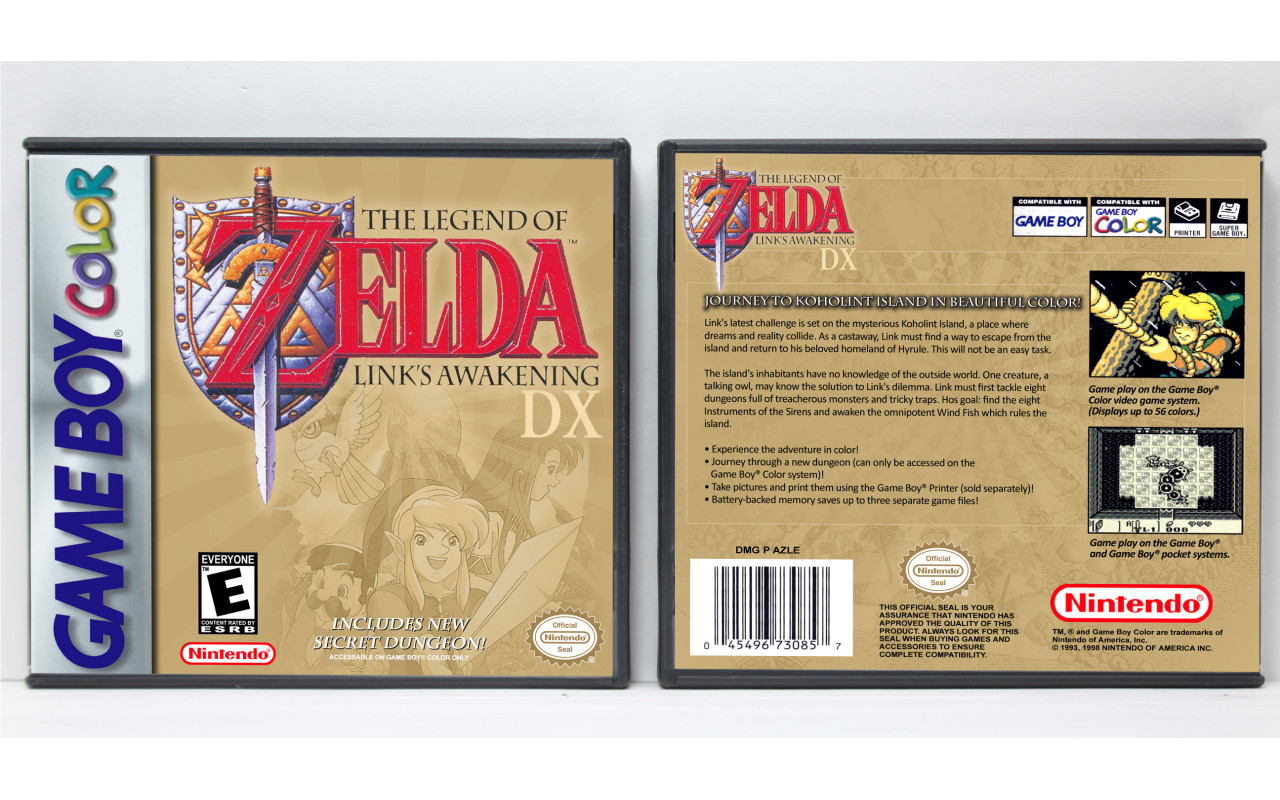 Gaming Relics - Game Boy & Color - Legend of Zelda: Link's Awakening DX