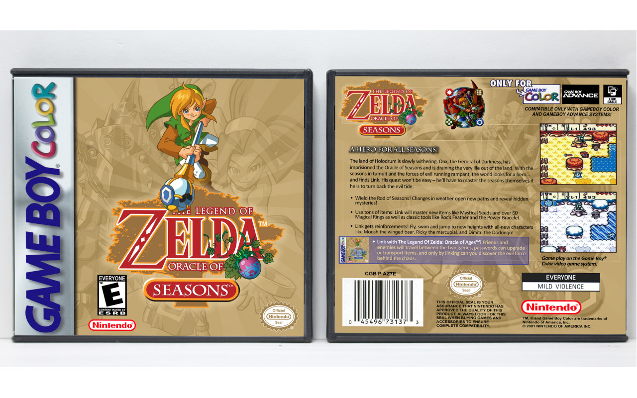 Gaming Relics - Game Boy & Color - Legend of Zelda: Oracle of Seasons
