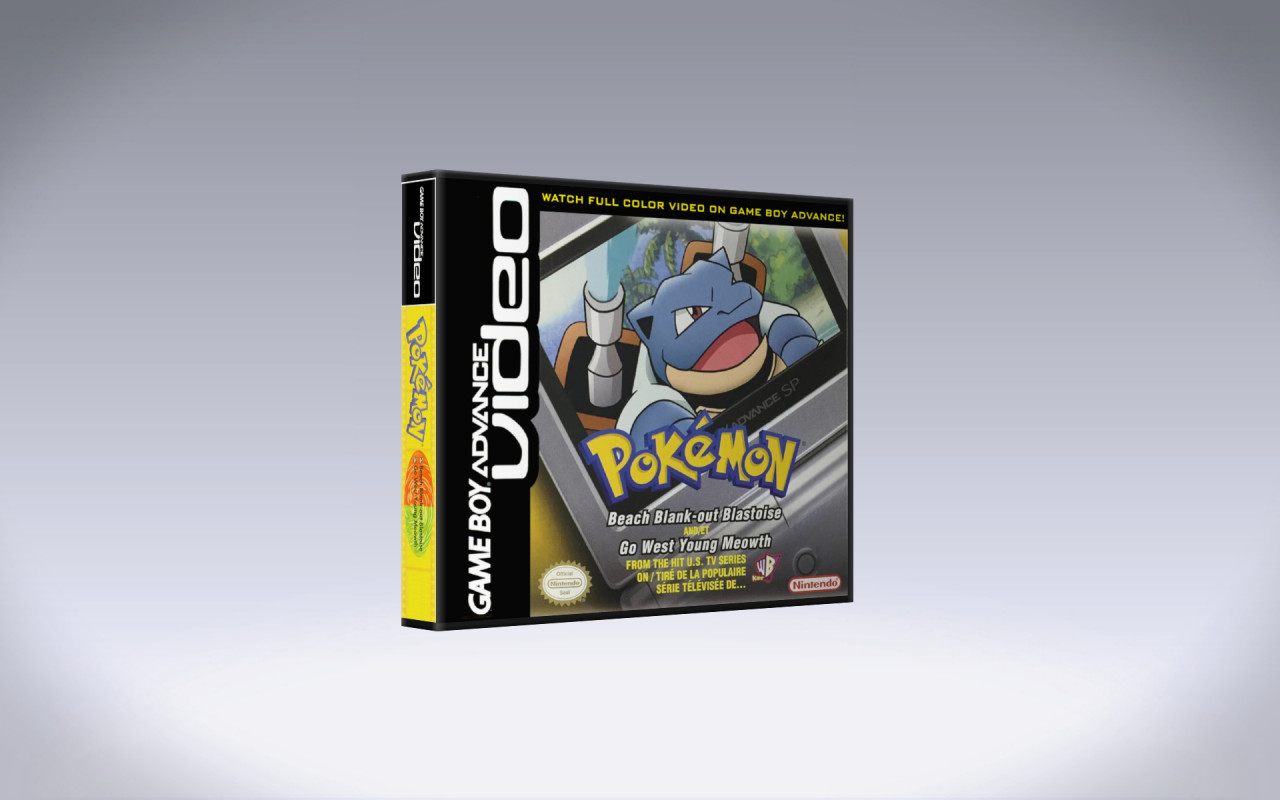Gaming Relics - Game Boy Advance - GBA Video: Pokemon Beach Blank-out ...