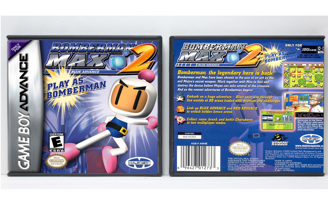Gaming Relics - Game Boy Advance - Bomberman Max 2: Blue Advance