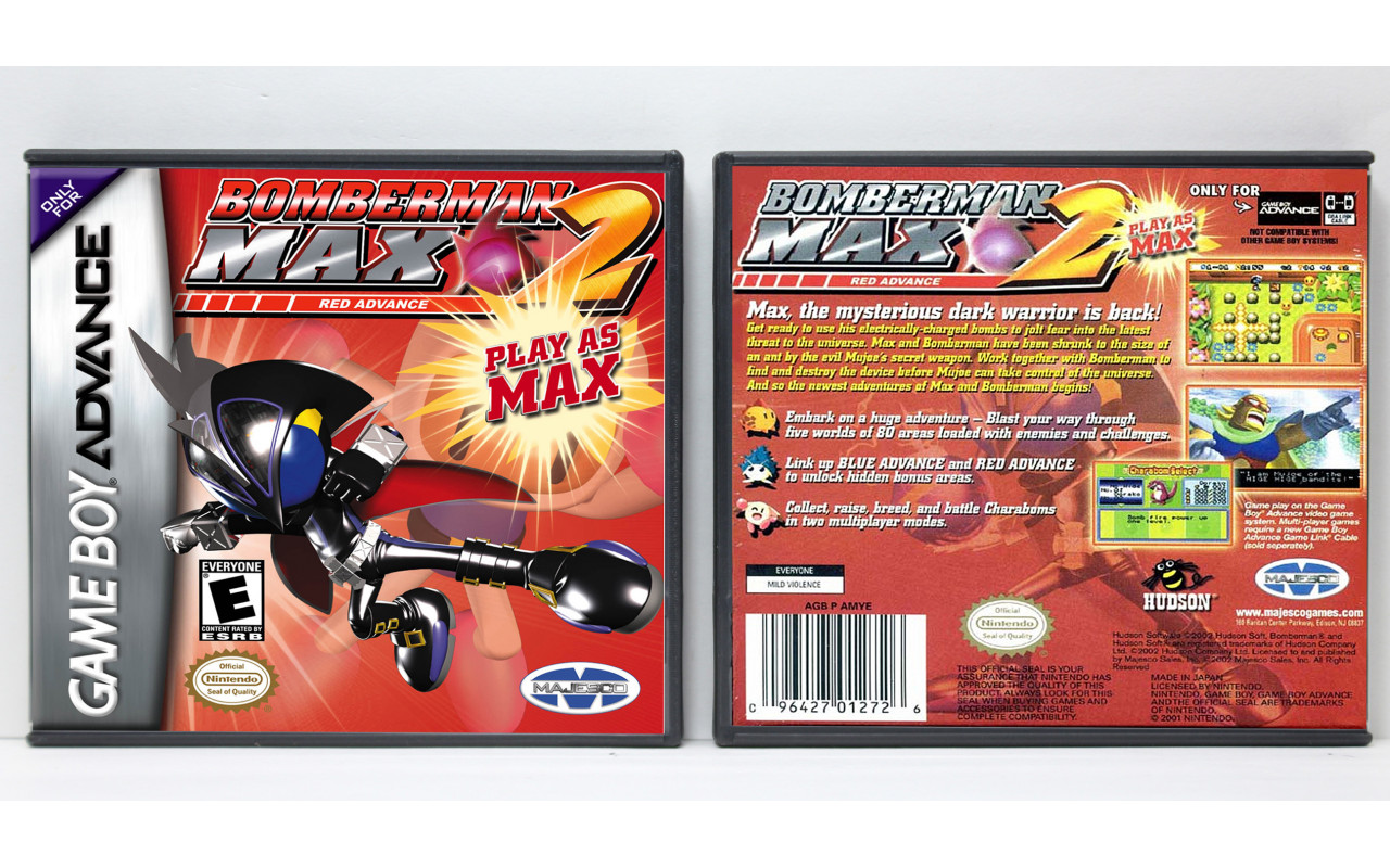 Gaming Relics - Game Boy Advance - Bomberman Max 2: Red Advance