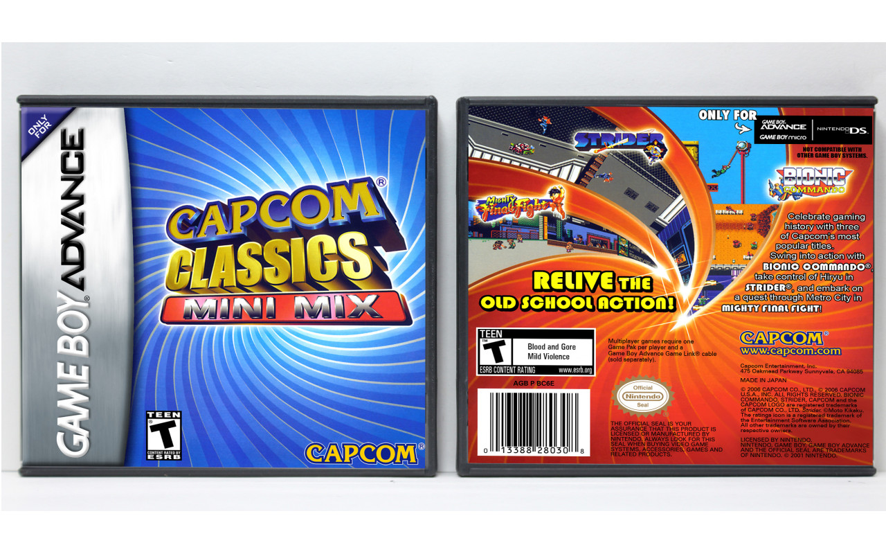 Gaming Relics - Game Boy Advance - Capcom Classics Mini Mix