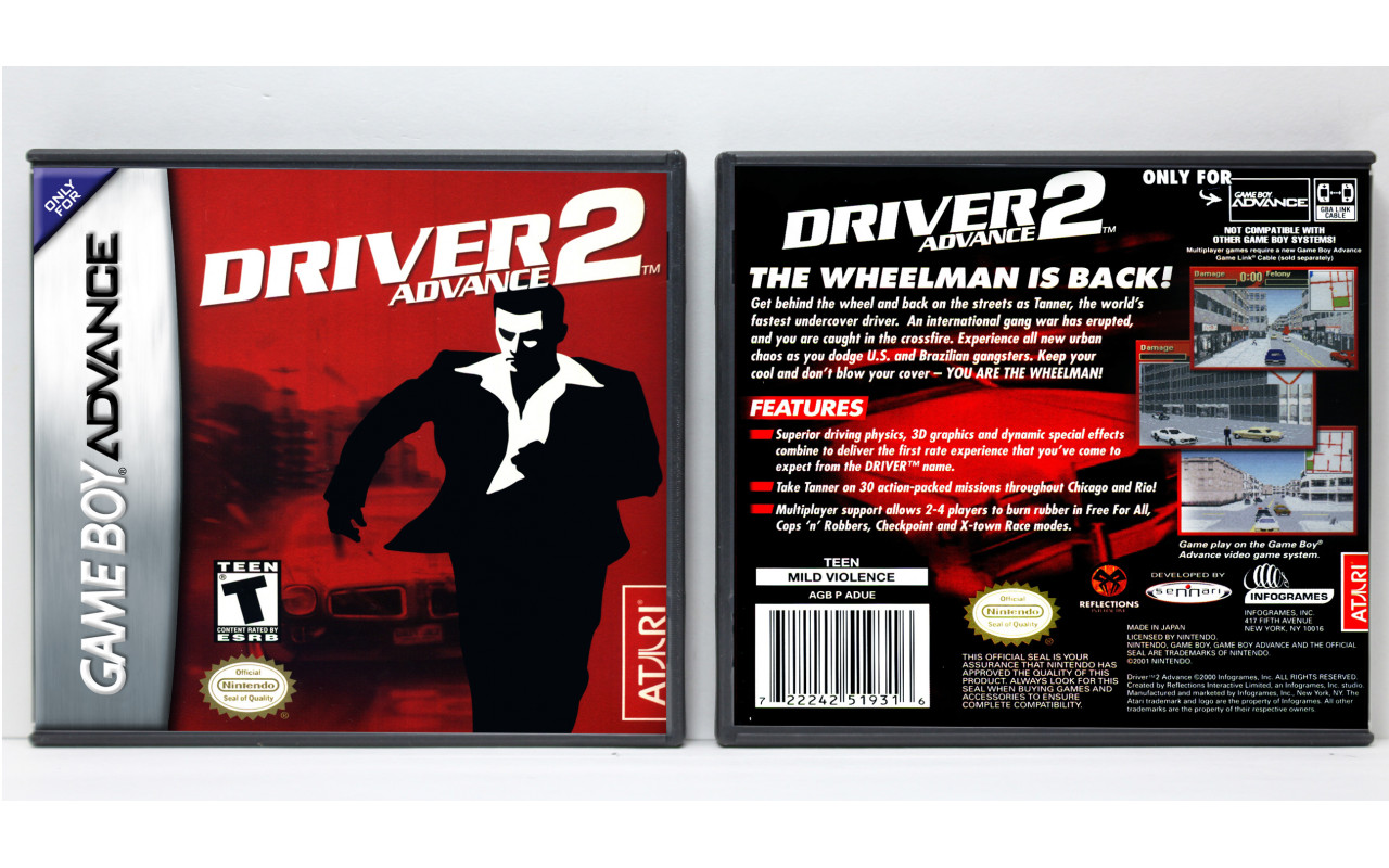 Gaming Relics - Game Boy Advance - Driver 2 Advance
