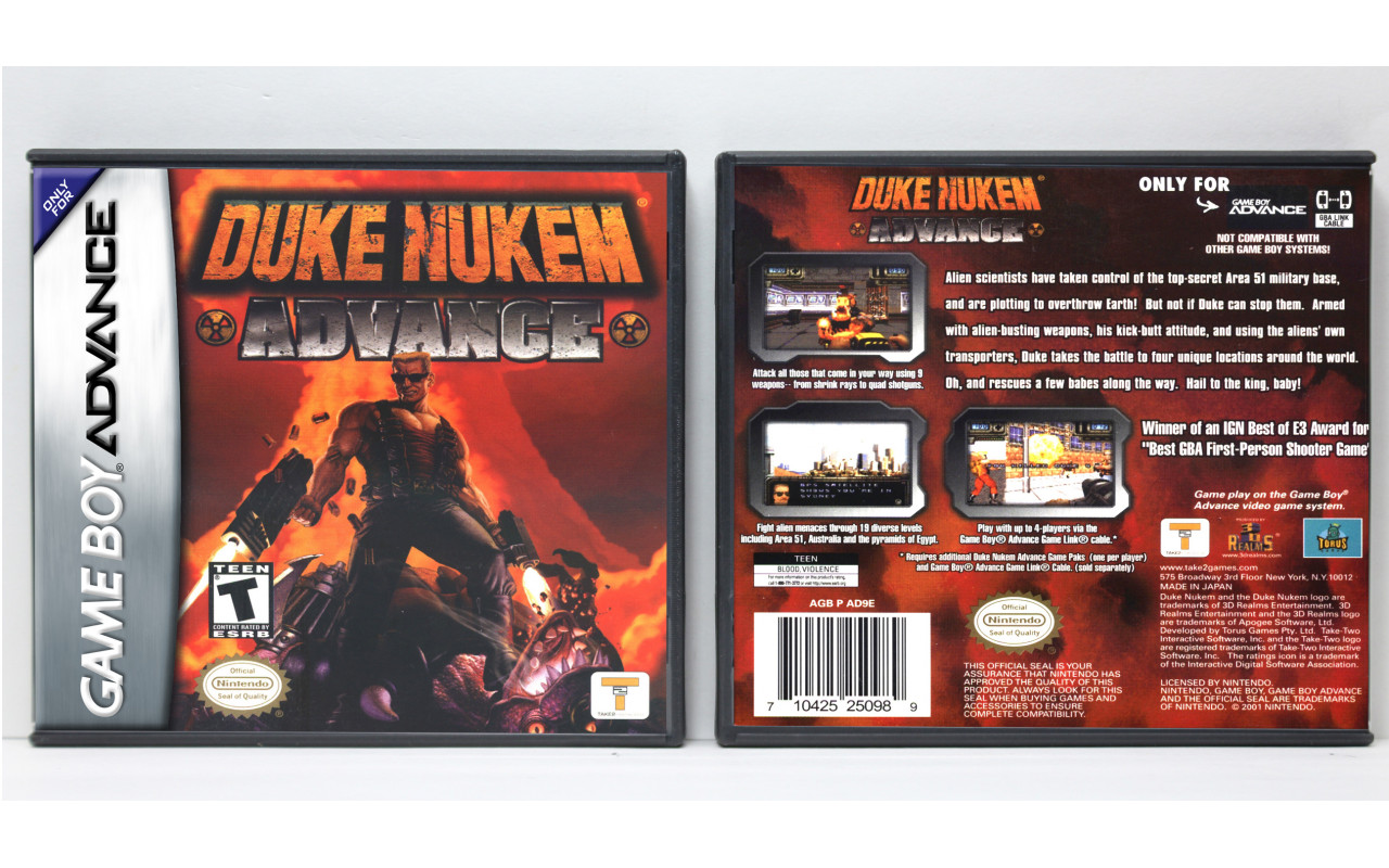Gaming Relics - Game Boy Advance - Duke Nukem Advance