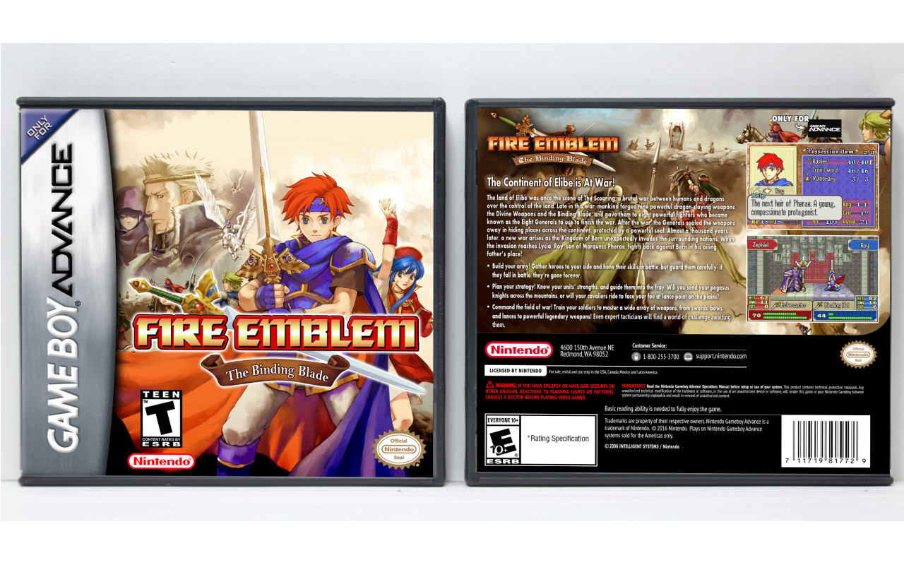 Gaming Relics - Game Boy Advance - Fire Emblem: The Binding Blade (v2)